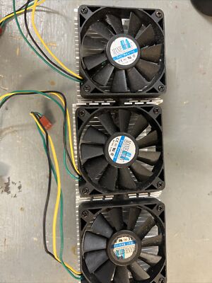 3 Pack Manhattan 3 Conductor Bearing Fan with Heat Sink | eBay