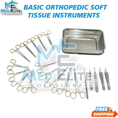 Basic Orthopedic Soft Tissue Surgery Set Stainless Steel Surgical ...