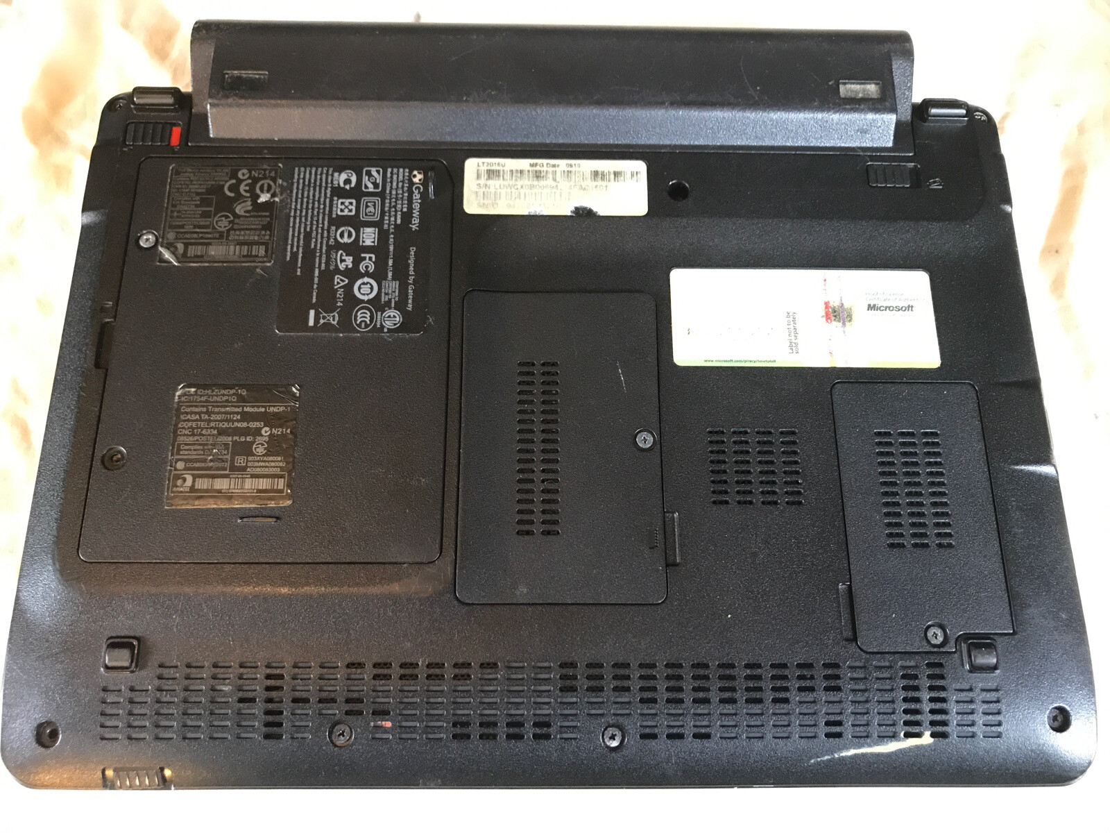 Gateway Netbook LT2016U, See Description, Not Working | eBay