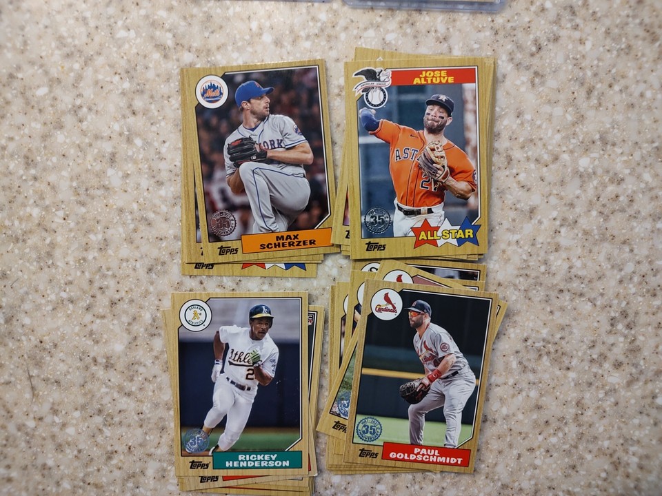 Lot (44) 2022 Topps Series 1, 2, & Update 1987 Mike Trout Spencer ...