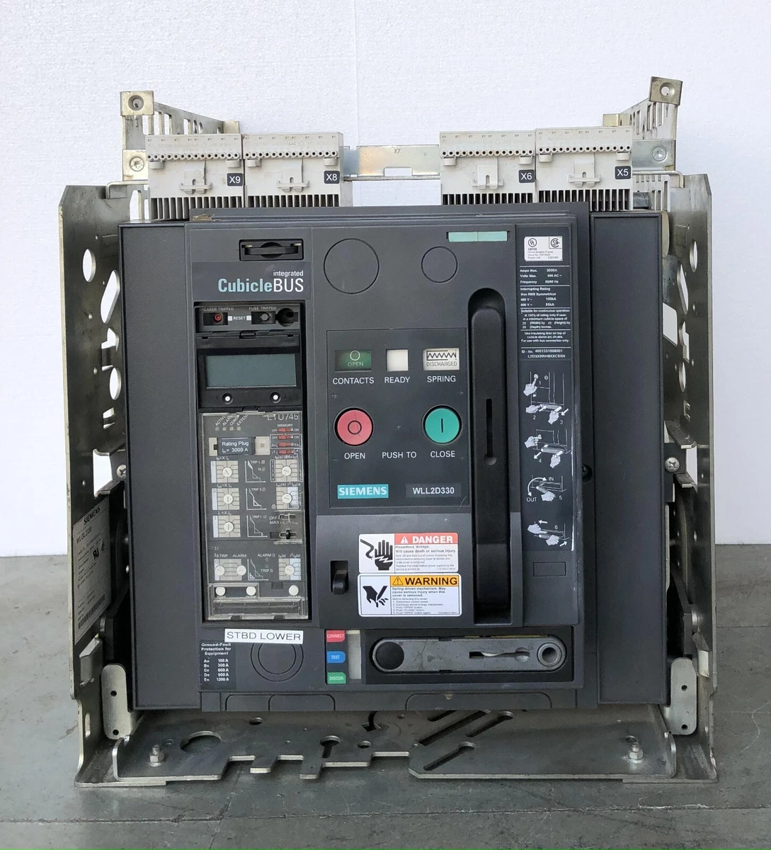 4000 Amps, Siemens, WLF3A340, Integrated Cubicle Bus Power, 45% OFF