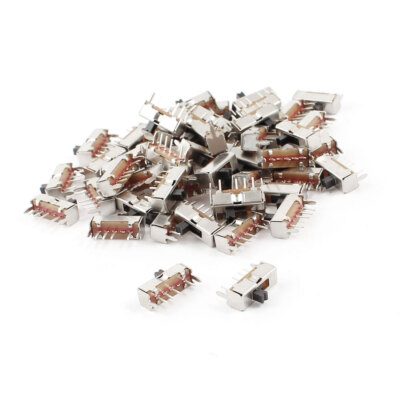 55pcs 3 Position ON/OFF/ON 4-Pin SP3T Mini Panel PCB Mounted Slide ...