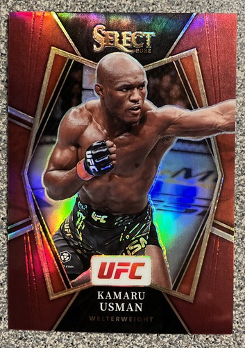 UFC Kamaru Usman /125 MAROON - 2022 Panini Select #101 Premier Level | eBay