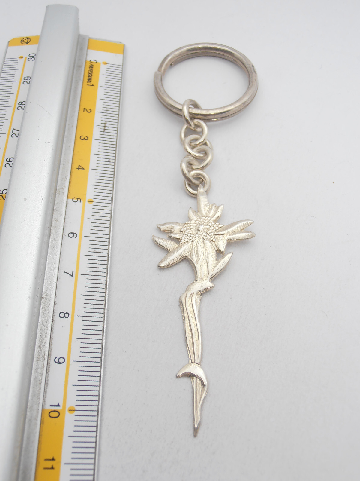 Stella Alpina: Keyring Silver 925 with Flower - Alps - Alpine | eBay