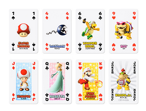 Super Mario Playing Cards "Picture book" Trump Card Game Nintendo Japan ...