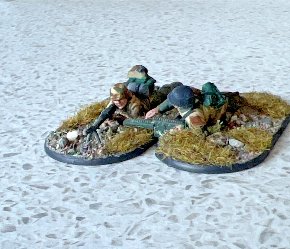 28mm Painted WW2 German Machine Gun Pair Victrix Miniatures Bolt Action ...