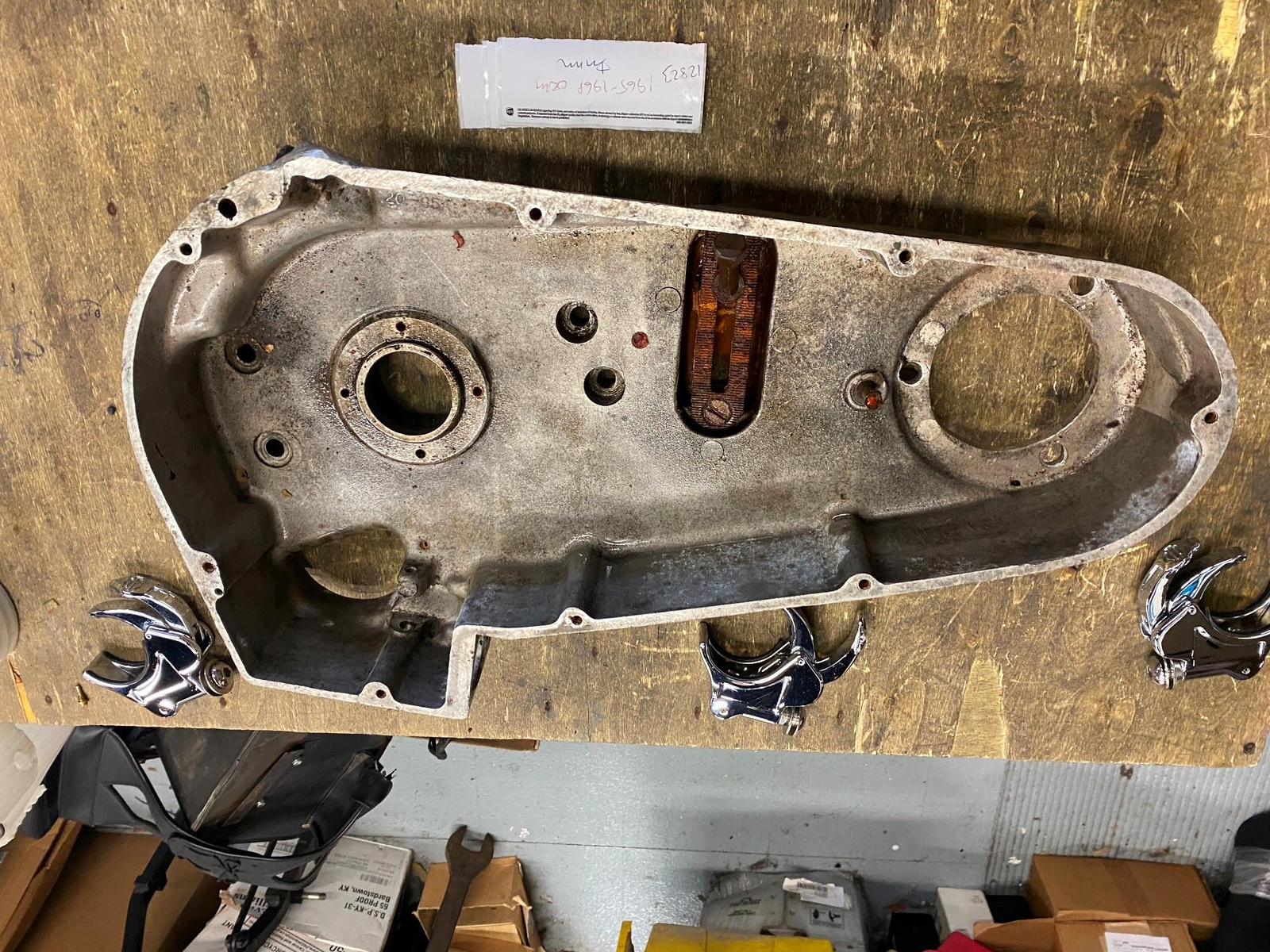 Harley Inner Primary Cover Shovelhead Panhead FLH 1965-1969 OEM ...