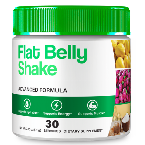 (1 Pack) Flat Belly Shake Powder for Advanced Weight Loss & Fat Burning ...