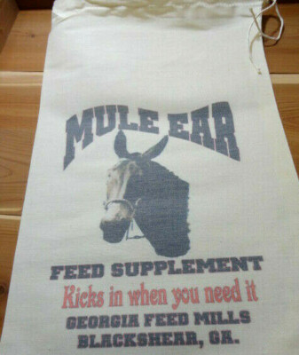 RL-49 MULE EAR Flour Bag Sack Feed Seed Novelty Collectible | eBay