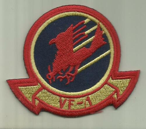 VF-1 PATCH TOP GUN F-14 TOMCAT FIGHTERJET AIRCRAFT PILOT TOM C NAS ...