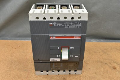 ABB Sace S5, Circuit Breaker, 0M-2870, 4 Pole, 400 A, 600 V, S5N ...