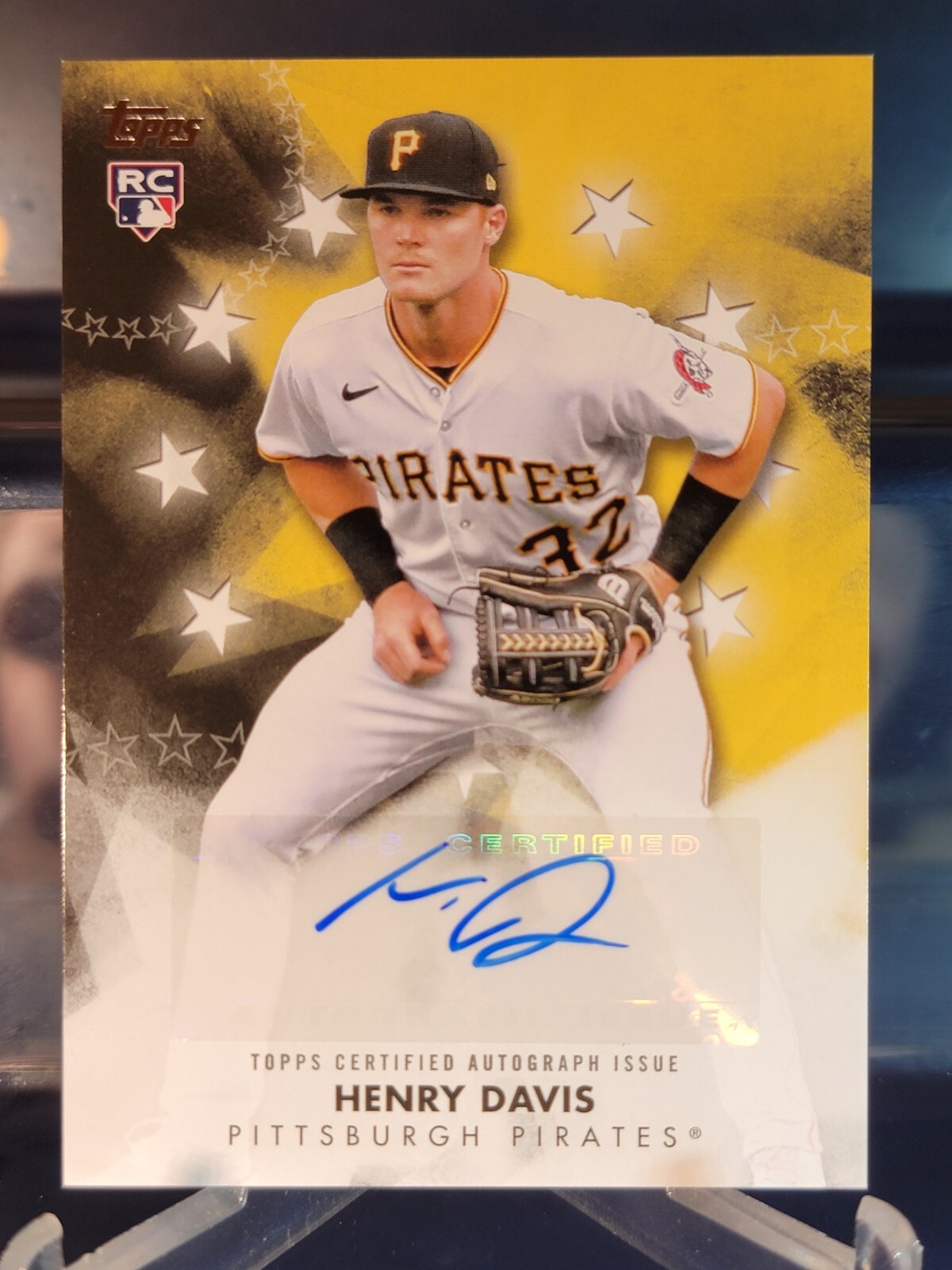 2024 Topps Series 1 #BSA-HD Henry Davis RC Stars Autograph Pittsburgh ...