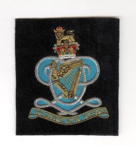 QUEEN'S ROYAL HUSSARS ( QRH ) BLAZER BADGE | eBay