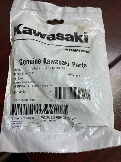 Kawasaki 23hp Engine Tube 92192-7146 for sale online | eBay