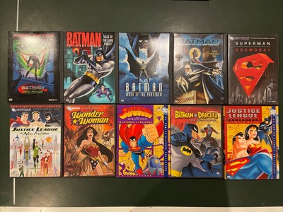 DV animated Universe Dvd Lot Of 10 Movies Superman Batman Beyond ...