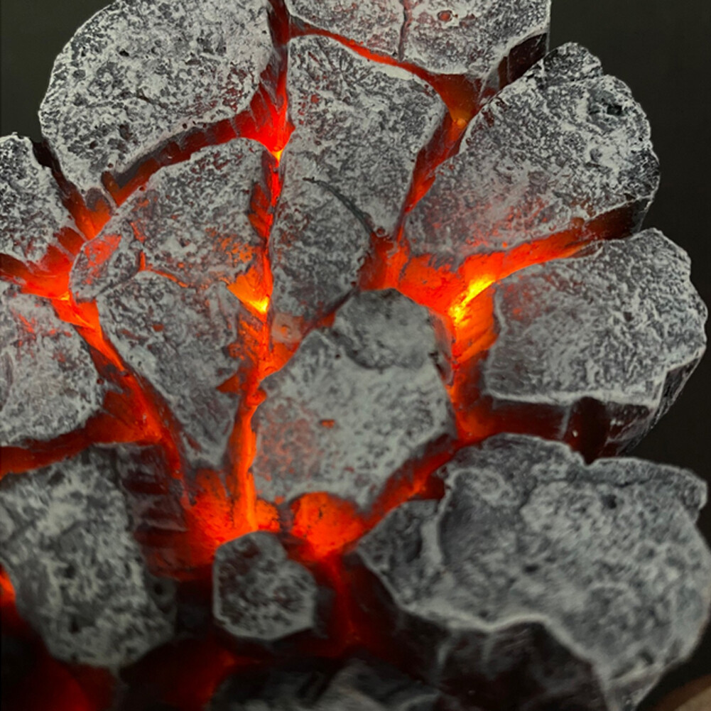 Resin Magma Battle Scene Model Toy Stand Base Accessory for Anime ...