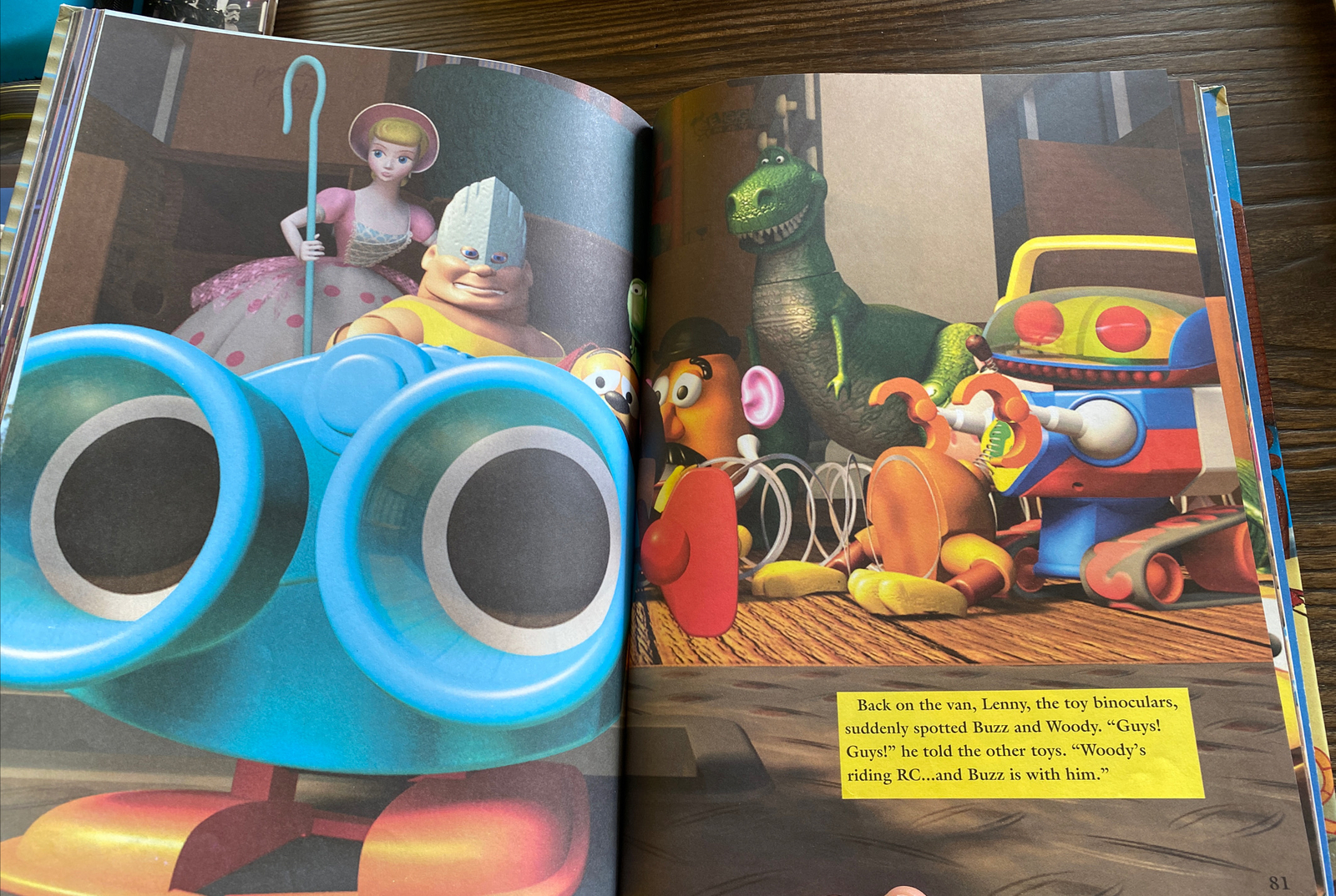 Walt Disney TOY STORY Storybook Hard Book 1996 Mouse Works Woody Buzz ...