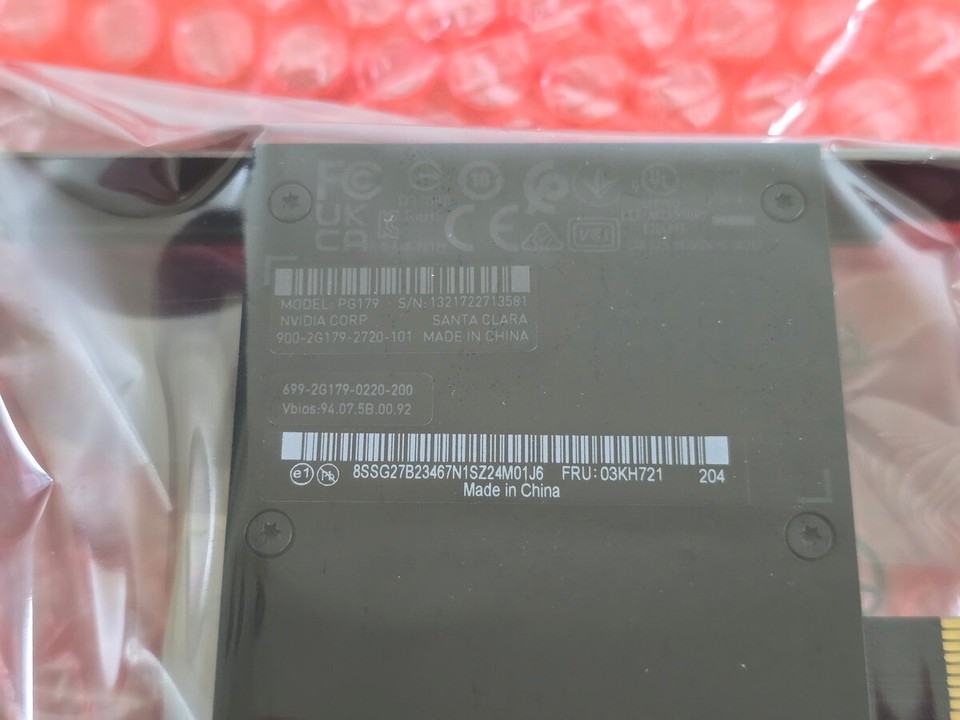 NVIDIA A2 Tensor Core GPU 16GB PCIe Graphics Accelerator CUDA Ampere ...