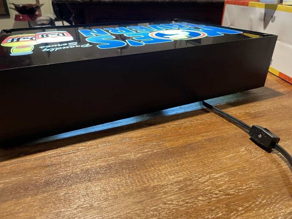 Moe’s Tavern Simpson’s Homer Duff Beer Sign Light Spencer Bart NOS New ...