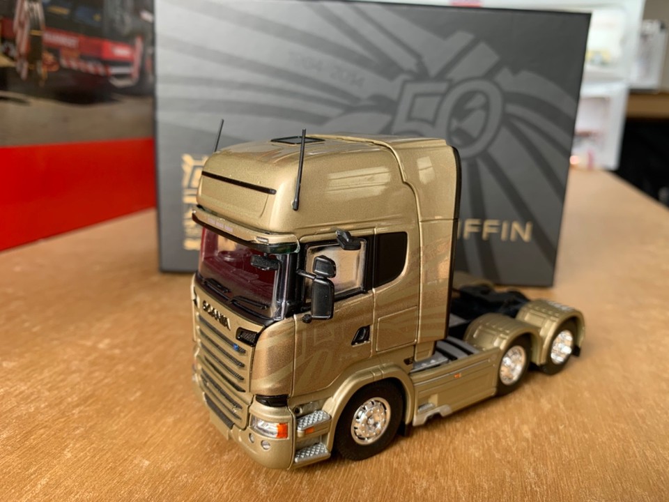 **RARE** Tekno Scania R730 V8 Golden Griffin Model Truck 50th ...