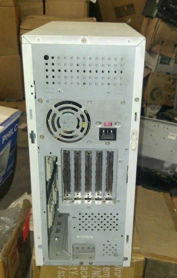 Packard Bell Nec Lpx NLX Atx case Vintage Pentium Celeron .. rough ...