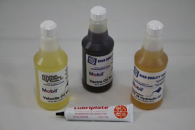 Way Lube Kit for Bridgeport Mill Mobil Vactra #2 Velocite Spindle Oil ...