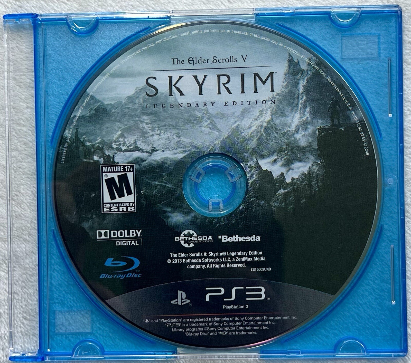 The Elder Scrolls V: Skyrim, Legendary Edition (Sony PS3, 2013), Disc ...