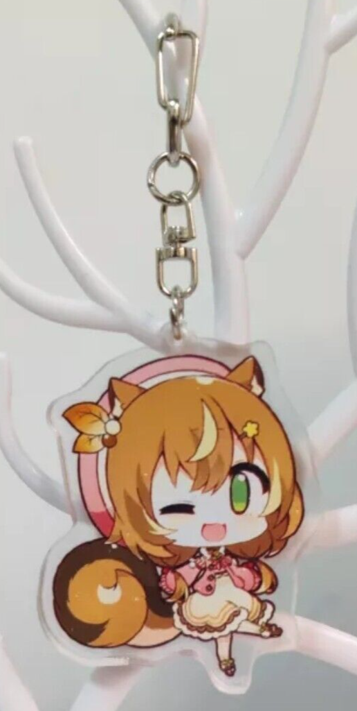 Hololive Vtuber AYUNDA RISU Squirrel Acrylic Chibi Keychain Charm Anime ...