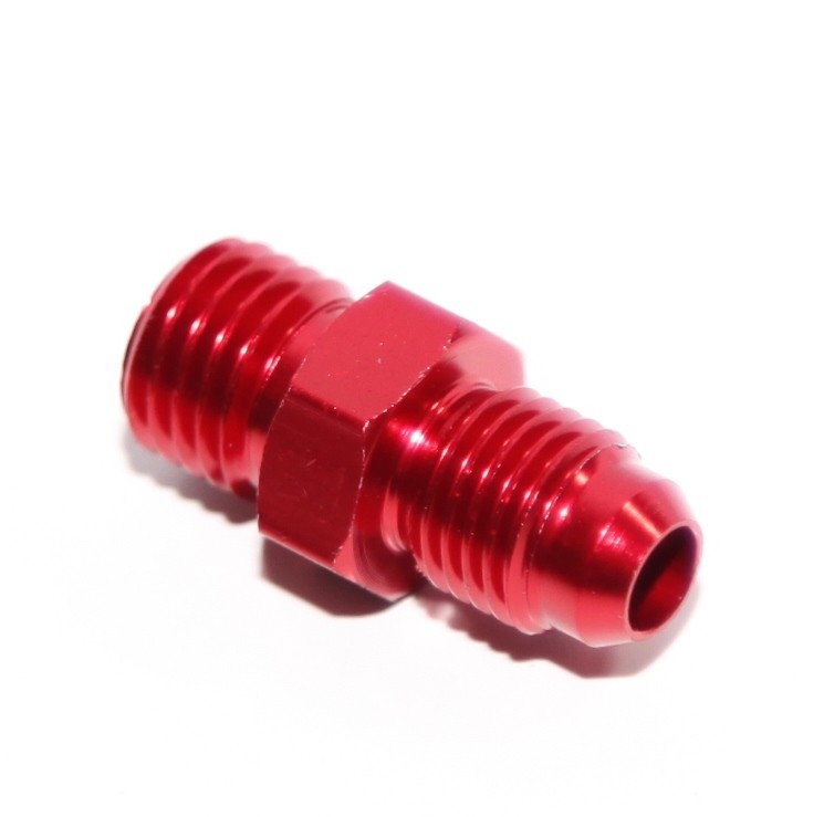 4AN AN-4 TO M12*1.5 NPT Male Thread Aluminum Anodized Fitting Adapter ...