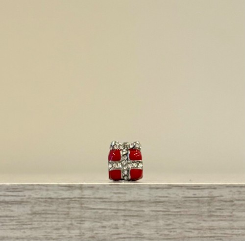 Genuine Pandora Red Enamel Sparkling Bow Present Gift Charm S925 ALE ...