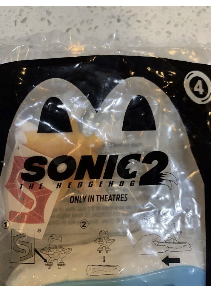 McDonald's Happy Meal Sonic The Hedgehog 2 Movie Toy #4 New in Package ...