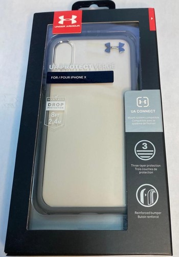 Under Armour iPhone X Case- Clear/Graphite/Gunmetal | eBay