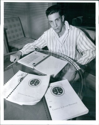1991 Photo Craig Goldstein Law Camp Books Jon Hill Vintage Office Table ...
