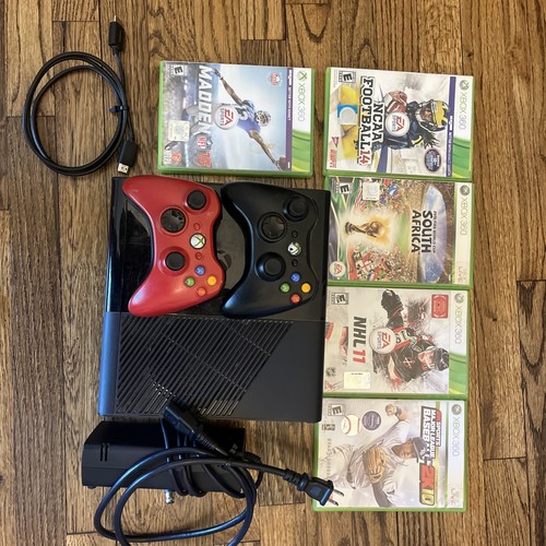 Microsoft XBox 360 E System BLACK Video Game Console 250GB Wireless Bundle 360E | eBay