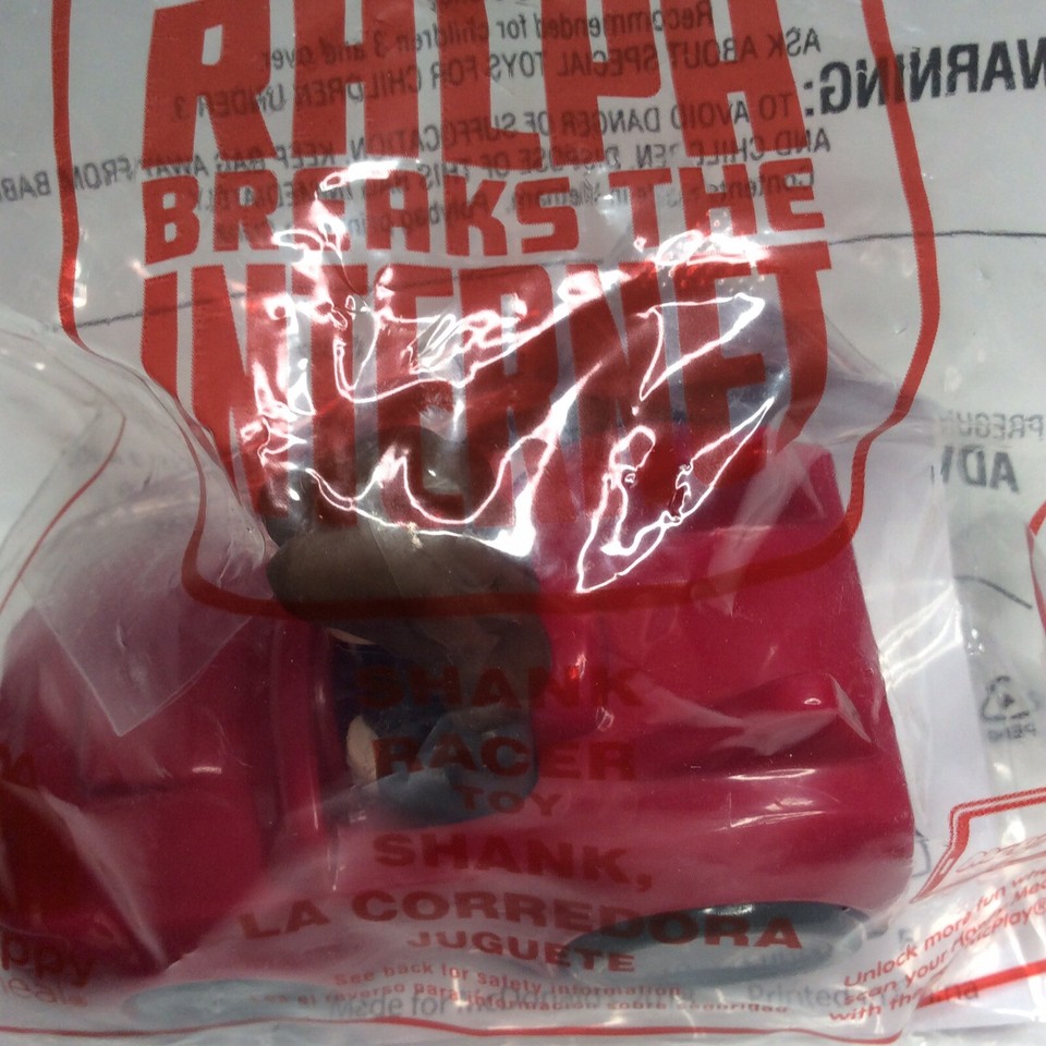 McDonalds Disney Ralph Breaks The Internet #2 Shank Racer Happy Meal ...