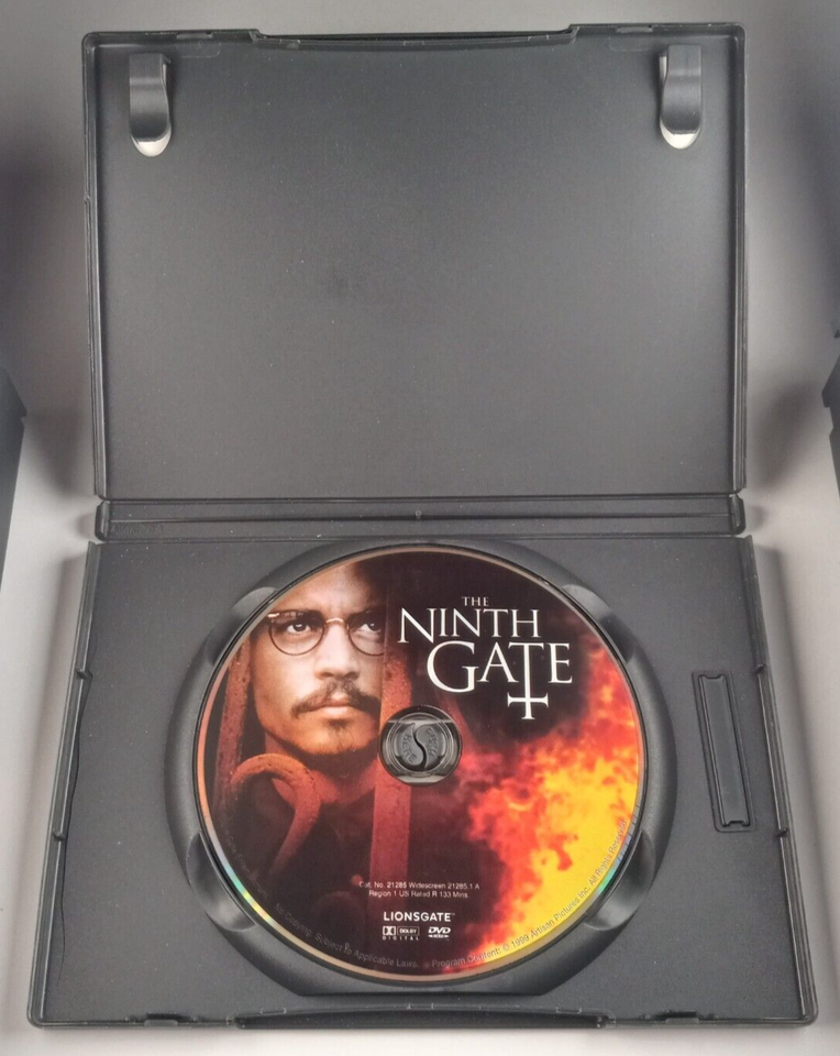 The Ninth Gate (DVD) 1999 Johnny Depp, Frank Langella, Lena Olin TESTED ...