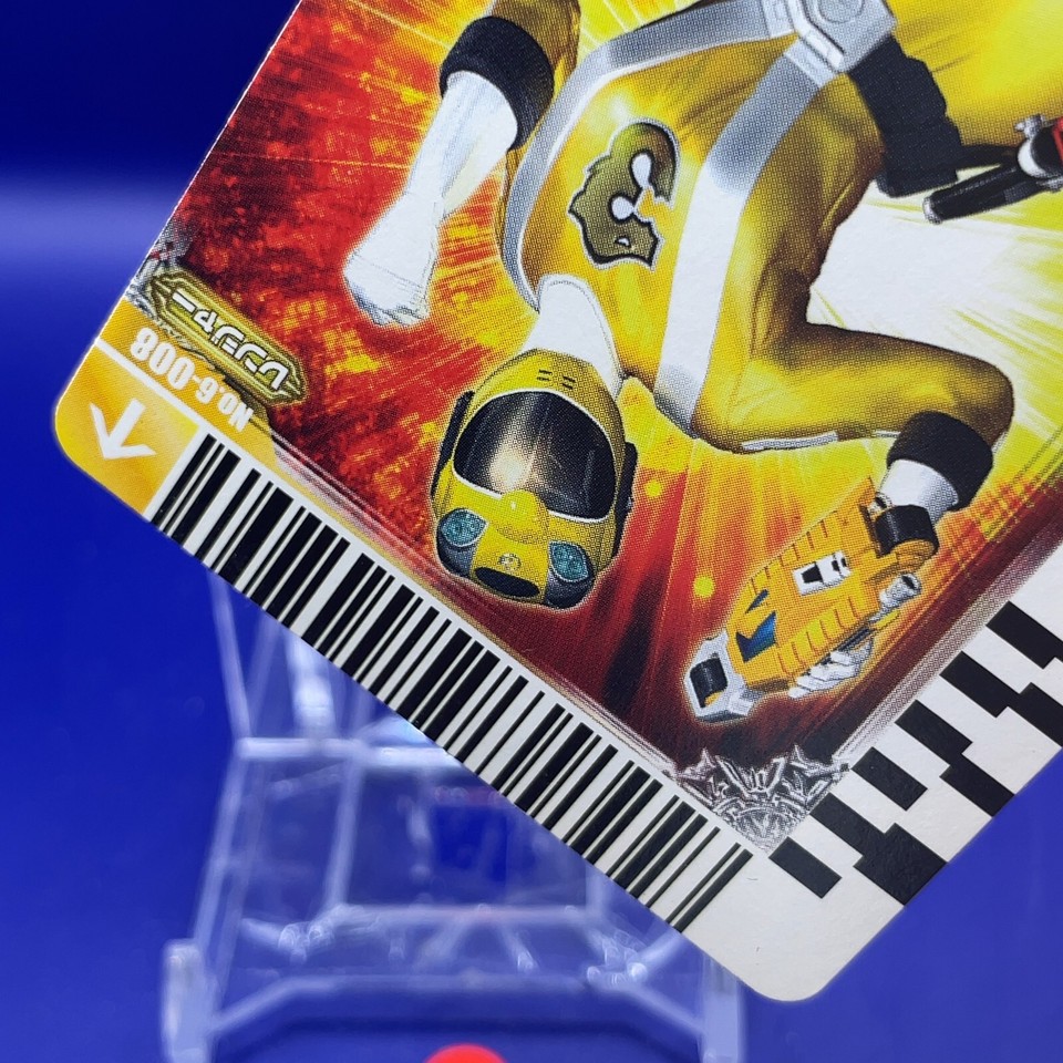Go-on Yellow Super Sentai Battle Dice-O TCG Card No.6-008 Bandai ...