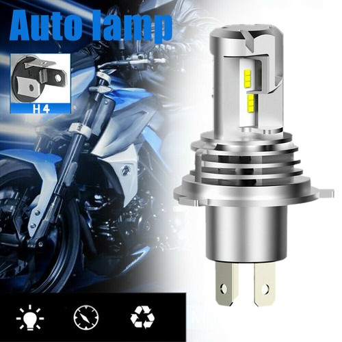 H4 LED Bulb 40W 9000LM Replacement HID Hi/Low Beam Motorcycle Headlight ...