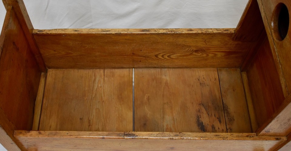Antique Irish Pine and Oak Rocking Cradle | eBay