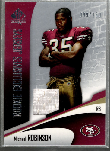A7893- 2006 SP Authentic Rookie Jerseys #REJMR Michael Robinson Jersey ...
