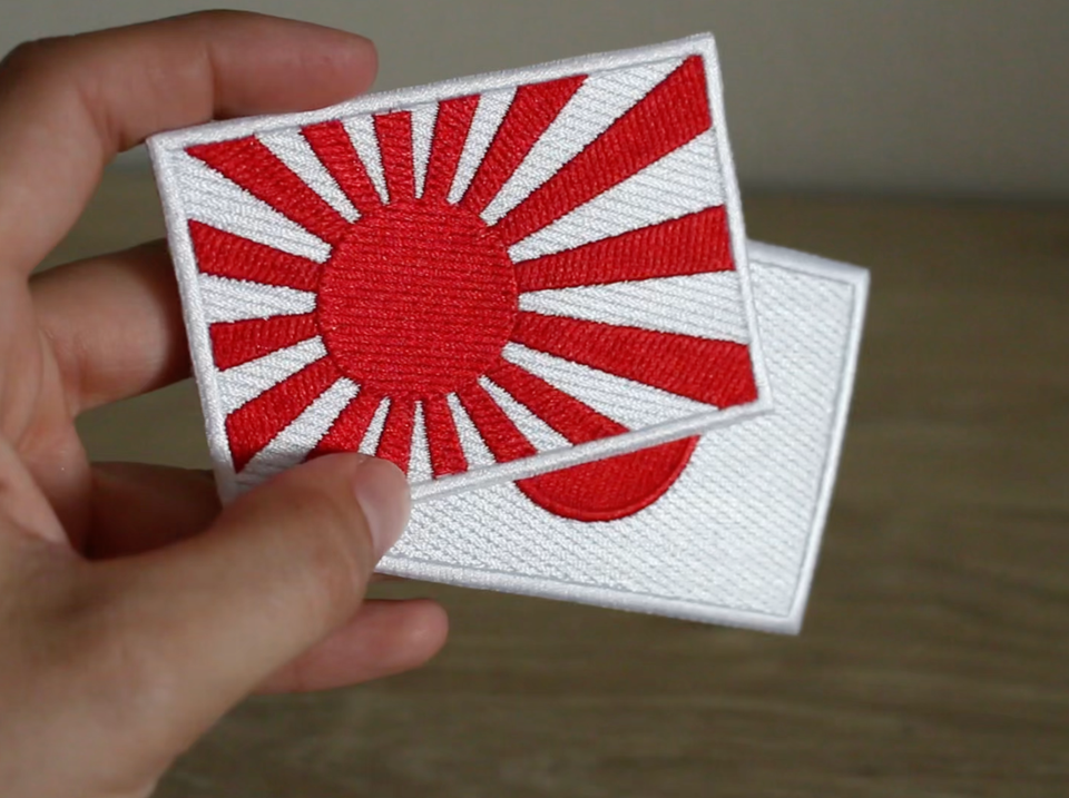 Japan Rising Sun Patch 3" | National Flag Patches Embroidered Iron On ...