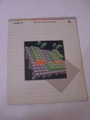 VTG 1982 APPLE II MONITOR II USER'S MANUAL | eBay