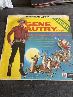 Gene Autry - Rudolph VINYL LP Christmas country FREE SHIPPING! | eBay