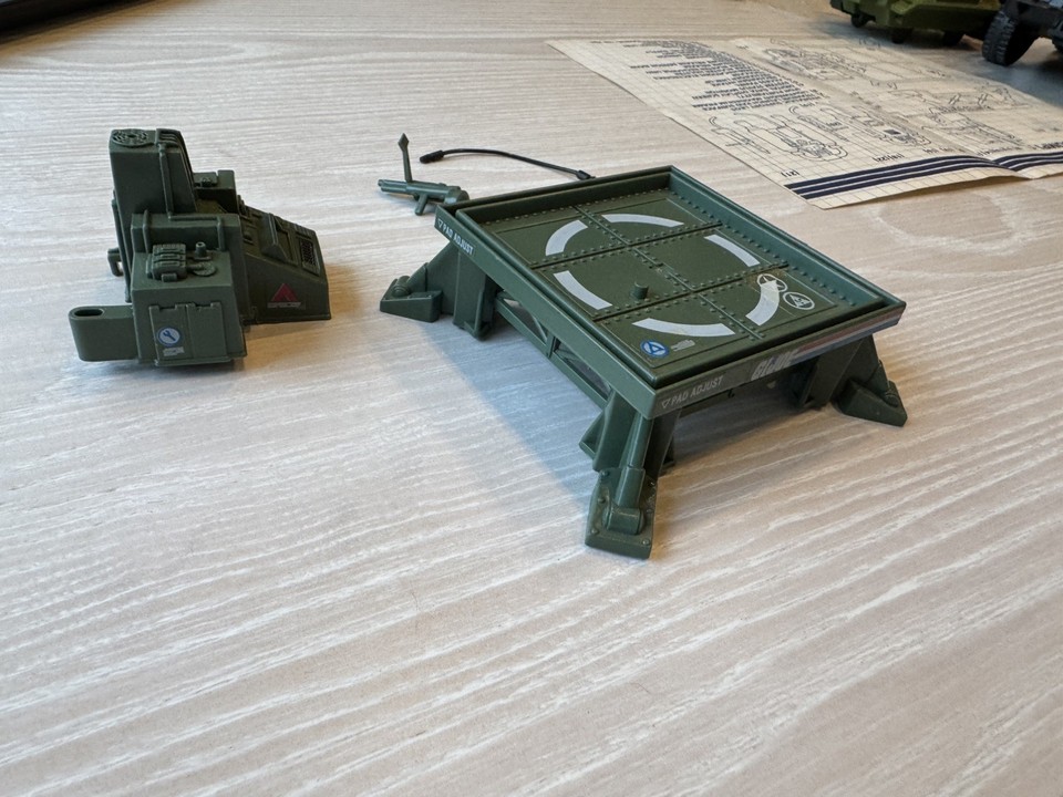 1982 GI Joe JET PACK (JUMP) Launch Pad w/ BLUEPRINT AGAH | eBay