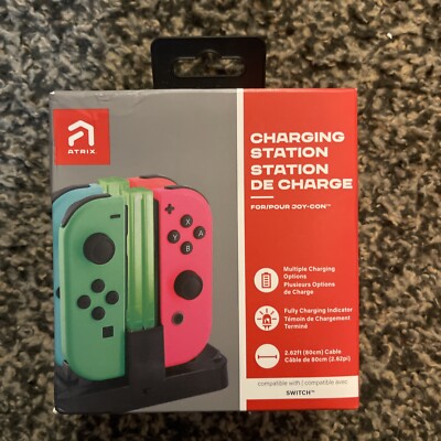 Atrix Nintendo Switch Charging Station New Sealed Free Shipping | eBay