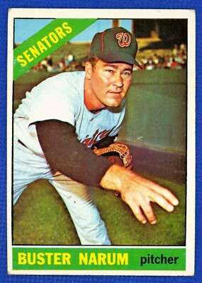 1966 Topps Baseball # 274 Buster Narum Washington Senators | eBay