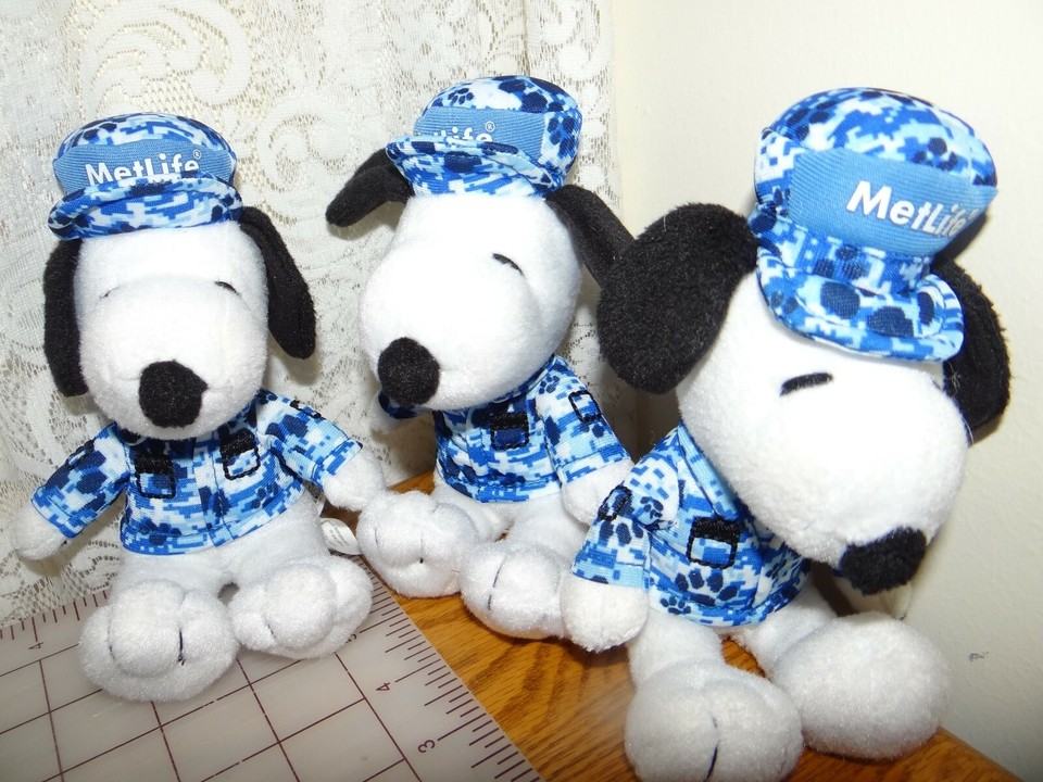Choice : Metlife Peanuts Snoopy Plush Stuffed Dog Promotion Advertize ...