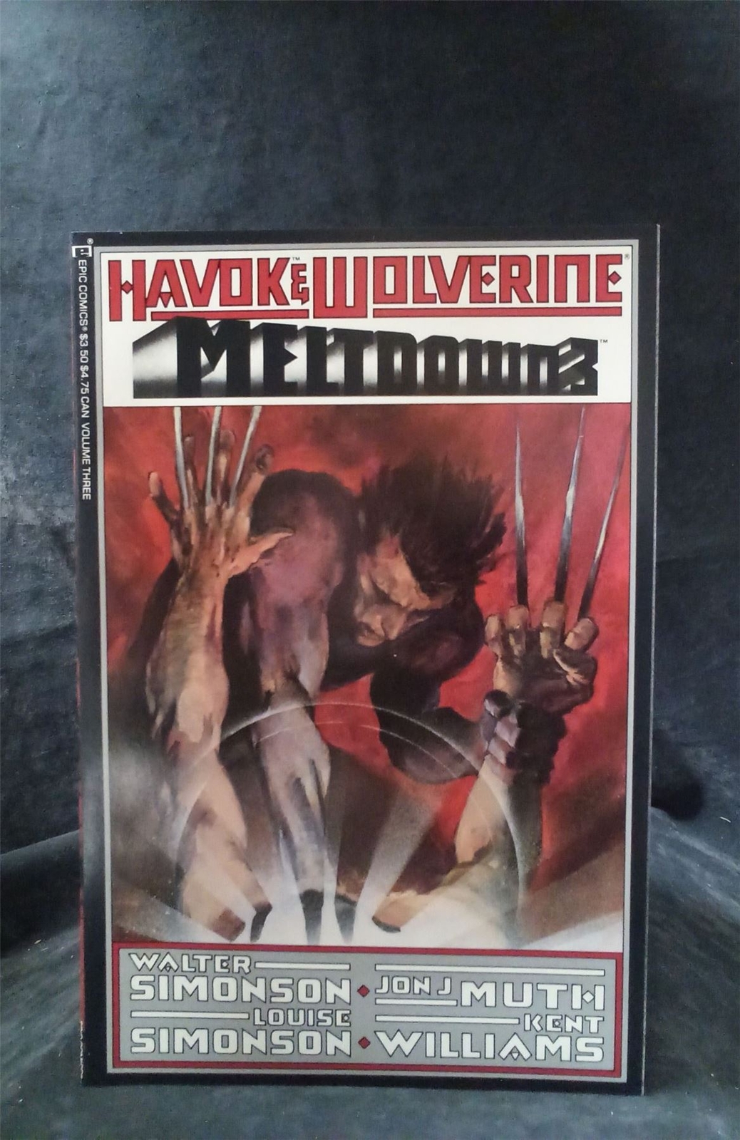 Havok & Wolverine: Meltdown #3 1989 epic Comic Book b&b | eBay