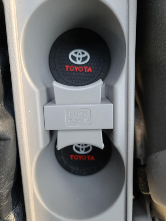 Center Console Cup Holder Insert Divider GRAY GREY for TOYOTA COROLLA ...