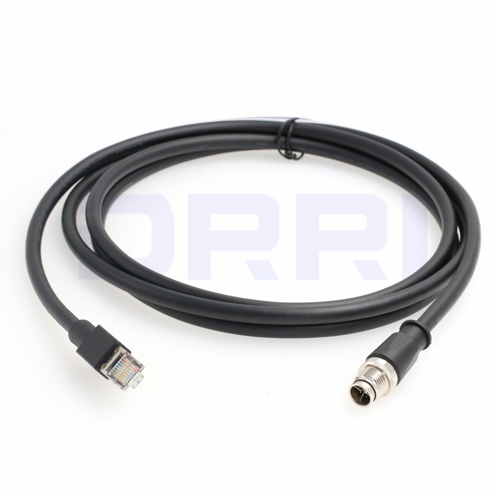 M12 X-coded 8pin to RJ45 Ethernet cable for industrial network ...